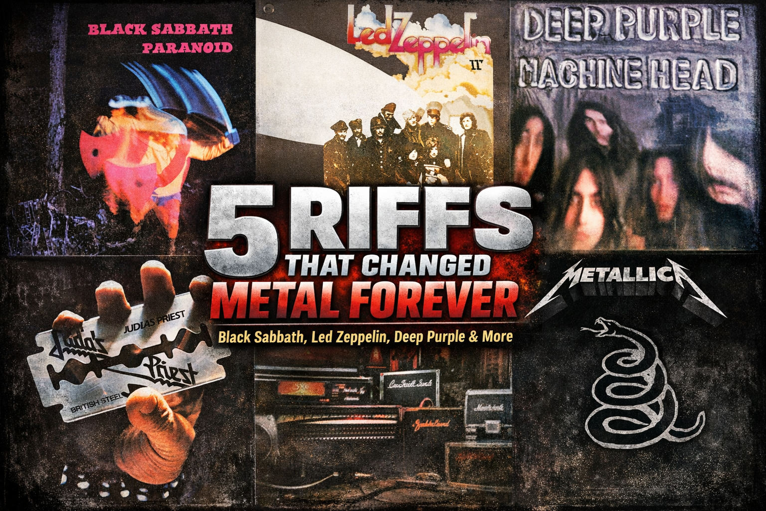 5 Riffs That Changed Metal Forever | Black Sabbath, Zeppelin & More